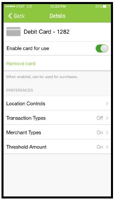 Mobile App Card Controls | Mobile Banking | Delaware